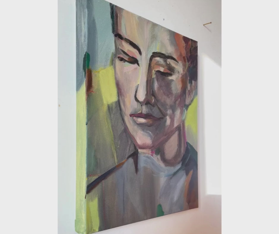 Intuned original painting – Art by Ingela Johansson